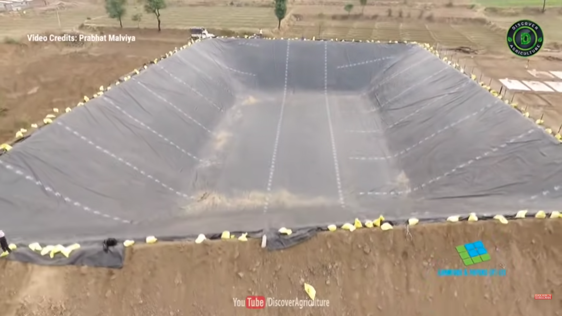 POLY POND Construction / Poly pond for Fish Farming or Rainwater ...